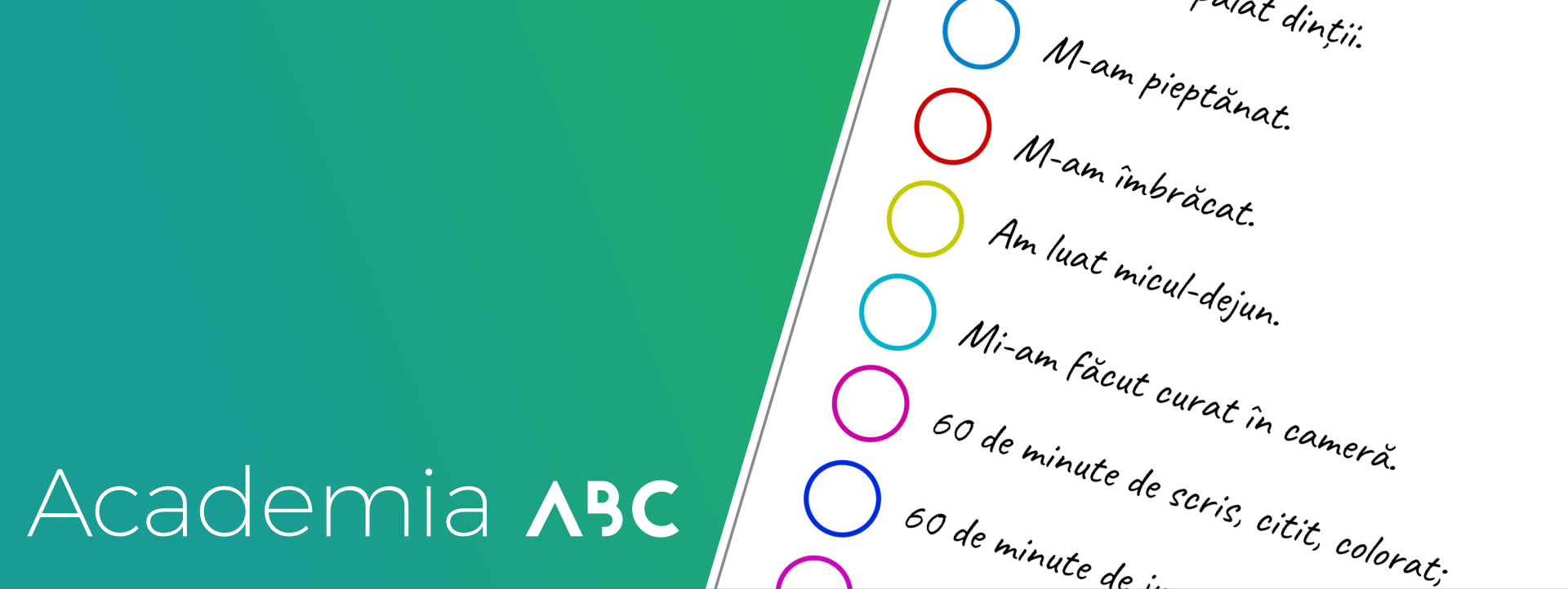 AcademiaABC – Programul meu zilnic în vacanța de vară