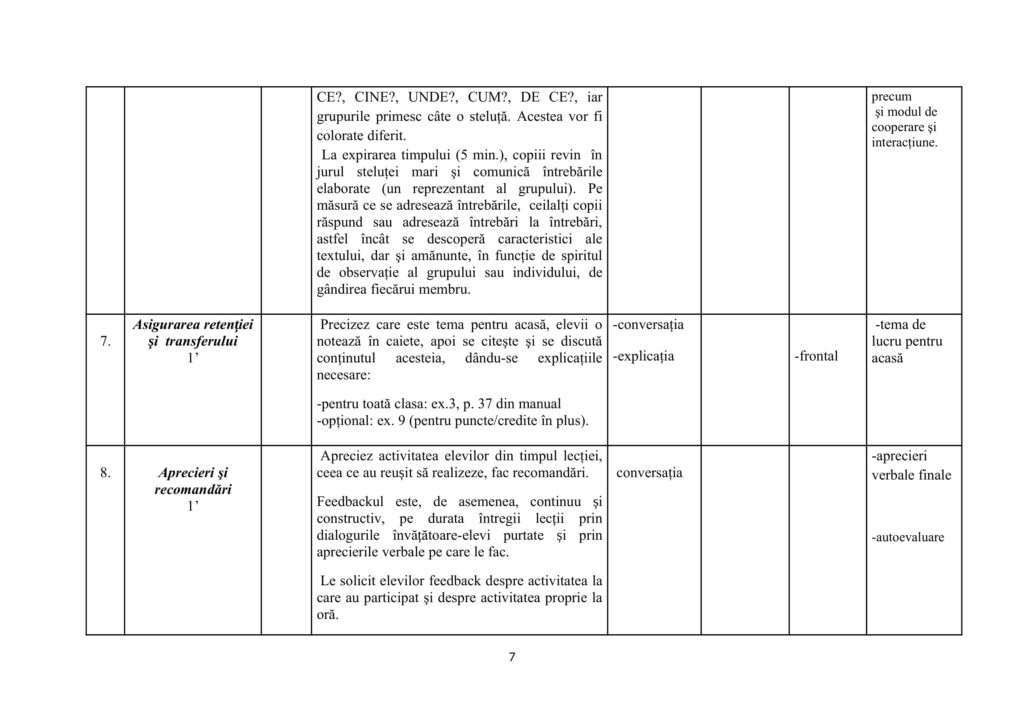 AcademiaABC – Proiect didactic - Textul narativ/ organizarea în scris, Clasa a IV-a
