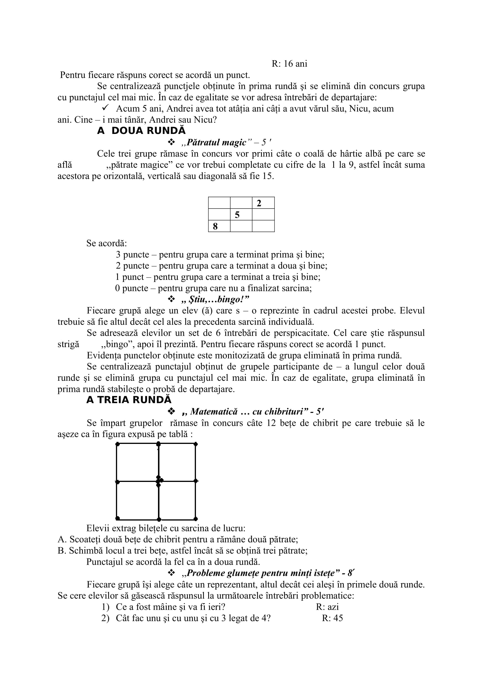 AcademiaABC – Scenariu didactic al lecției concurs-,,Matematica iubește ...