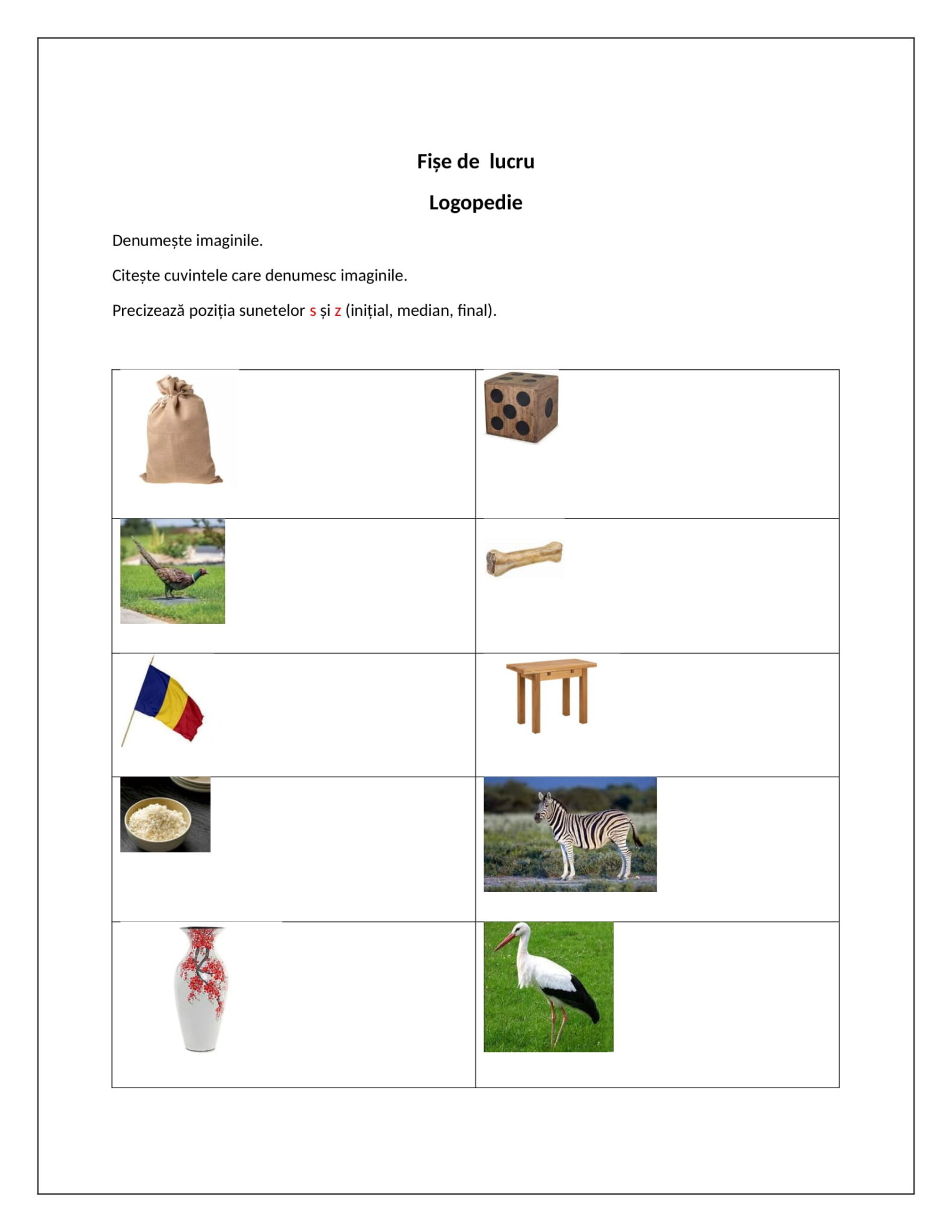 AcademiaABC – Fișe de lucru-Logopedie