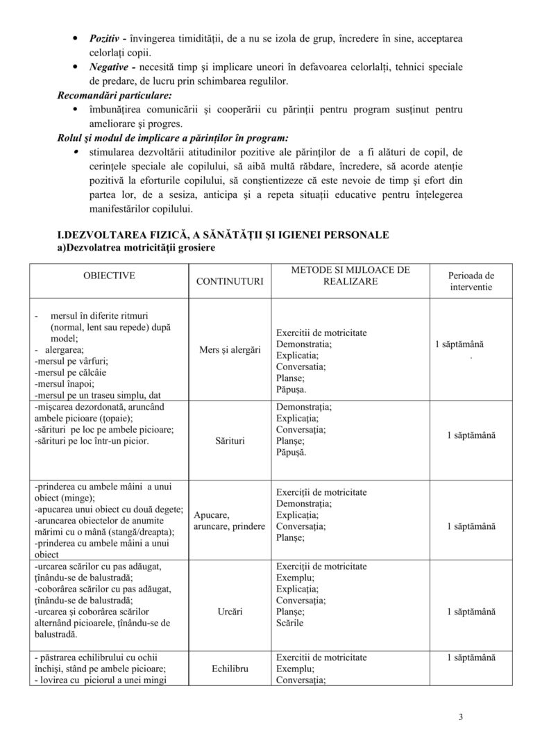 AcademiaABC – Plan de intervenție personalizat-Grupa mică