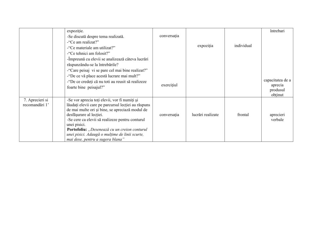 AcademiaABC – Proiect didactic AVAP-Linia, element de limbaj plastic