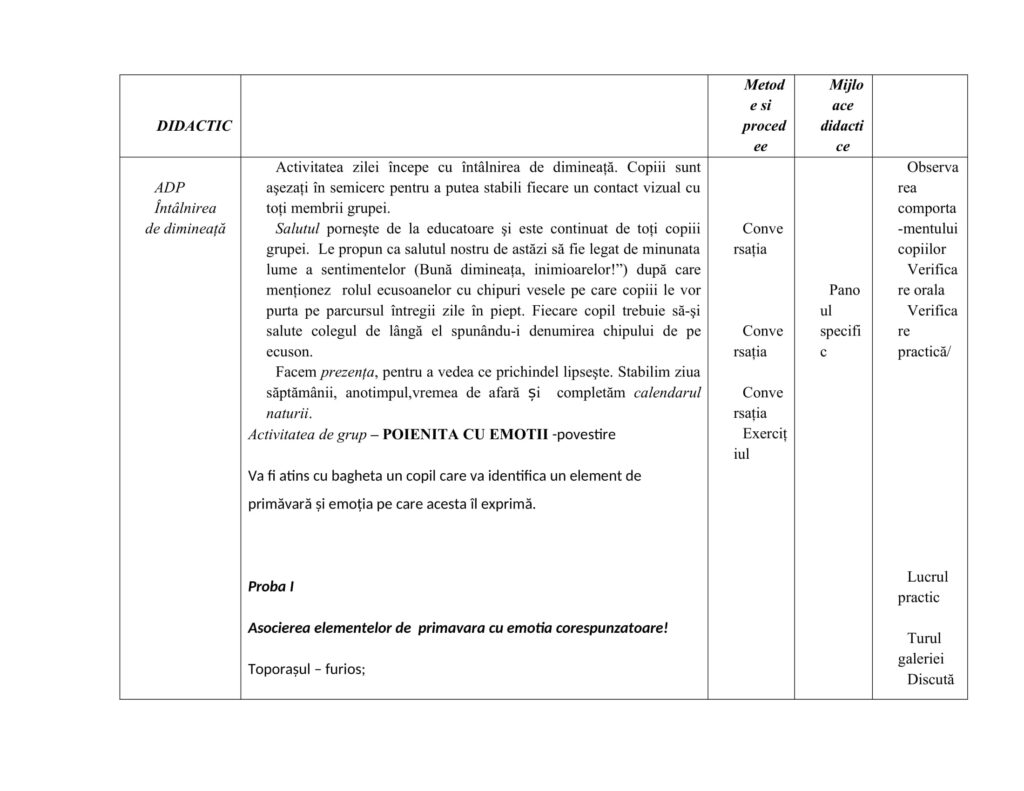 AcademiaABC – Proiect de activitate integrată Cerc pedagogic-Călătorie ...