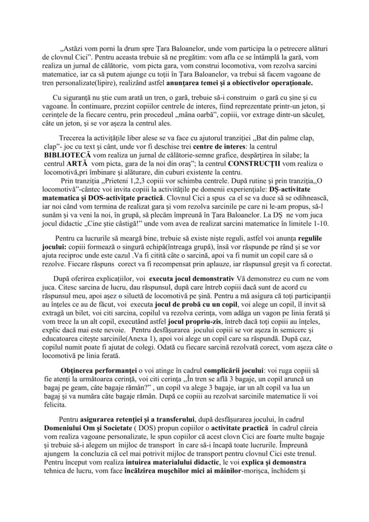 AcademiaABC – Proiect didactic integrat Grădiniță-„Micii conductori”