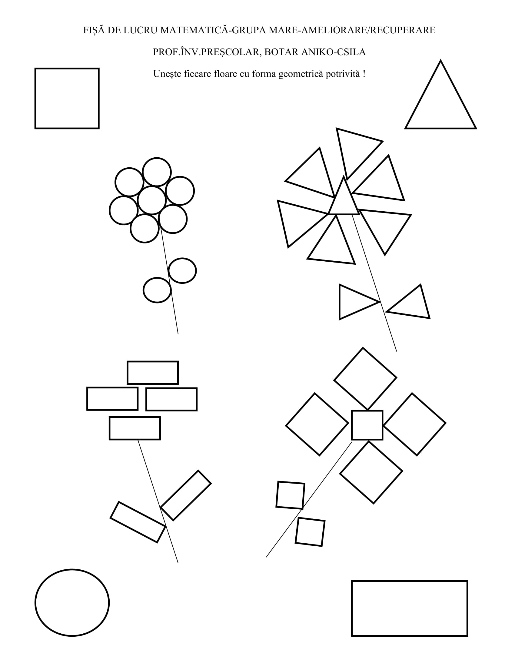 AcademiaABC – Fișă de lucru Matematică Grupa mare(Ameliorare/Recuperare)