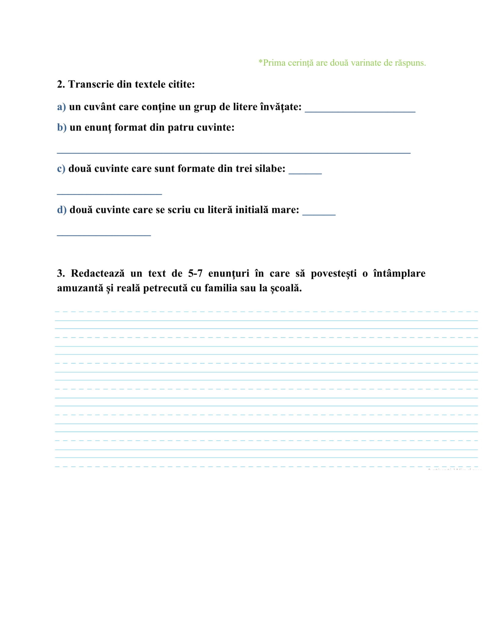 AcademiaABC – Fișă de lucru-Textul literar/nonliterar Clasa a II-a