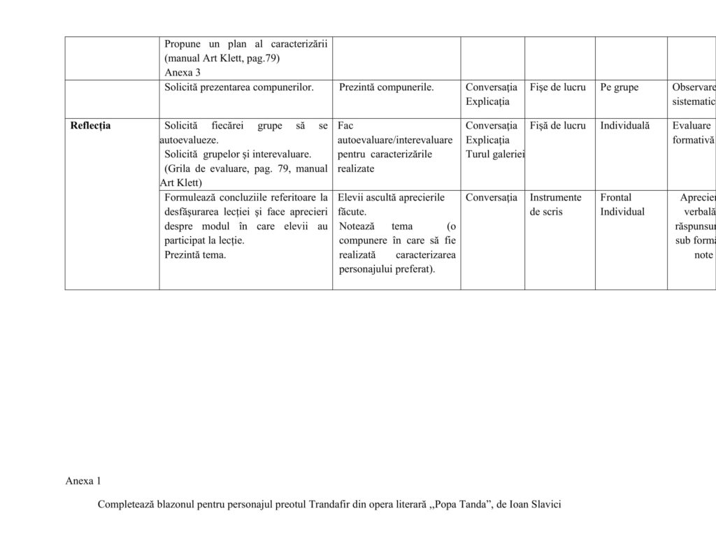 AcademiaABC – Proiect de lecție-Textul epic. Popa Tanda, de Ioan ...