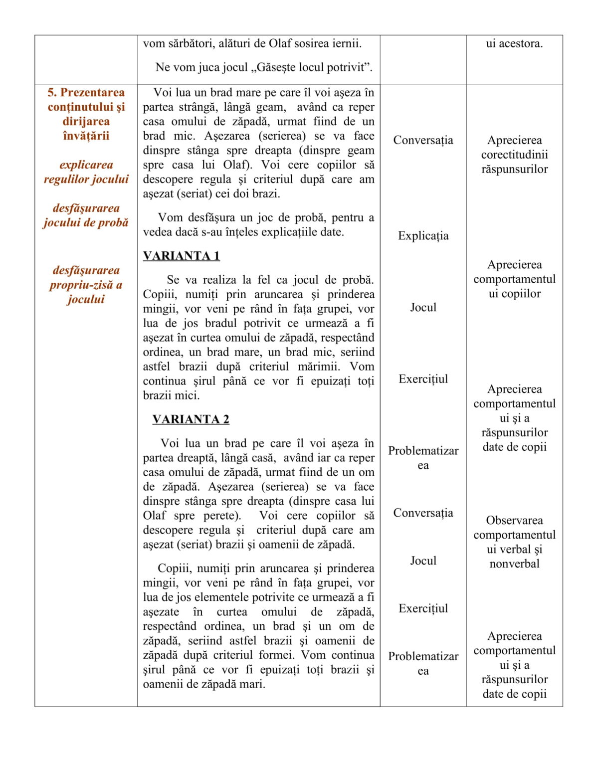 AcademiaABC – Proiect didactic- „Găsește locul potrivit”(Joc didactic)