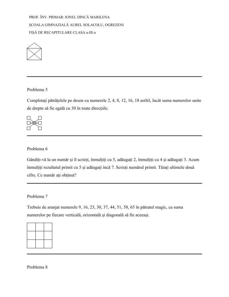 AcademiaABC – Matematică distractivă-Clasa a III-a(Dezvoltare)