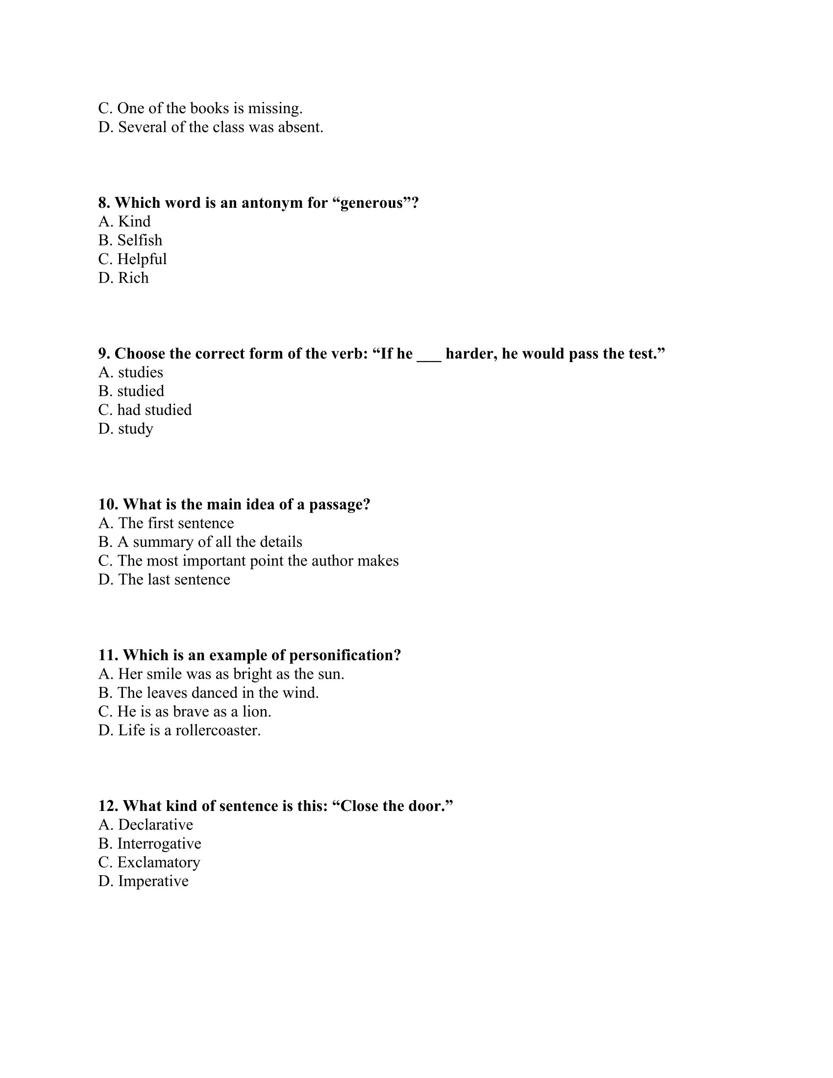 AcademiaABC – Worksheet Developing Present Simple & Present Continuous Knowledge-Grade 3