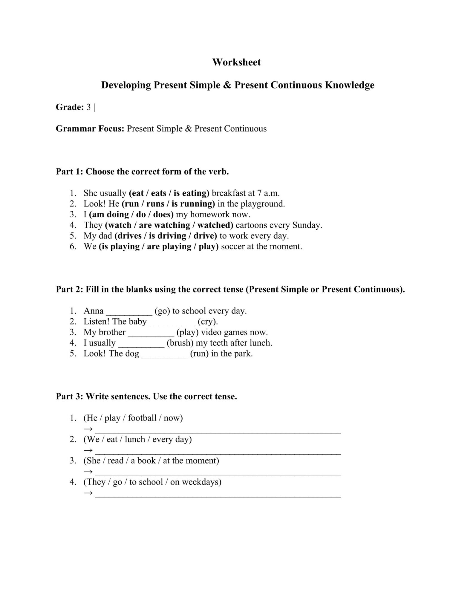 AcademiaABC – Worksheet Using “Some” and “Any”-Grade 3